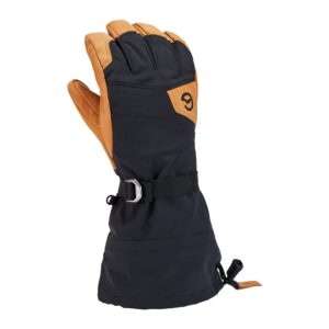 gordini men's standard elias gauntlet glove, black tan, x-large