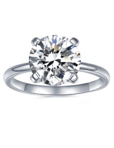 imolove 3ct moissanite engagement ring wedding solitaire ring for women lab created diamond promise ring for her-7-3ct