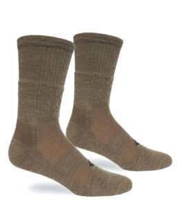 covert threads wool beast crew sock (x-large, tan)