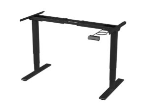 monoprice 143562 sit-stand desk, black