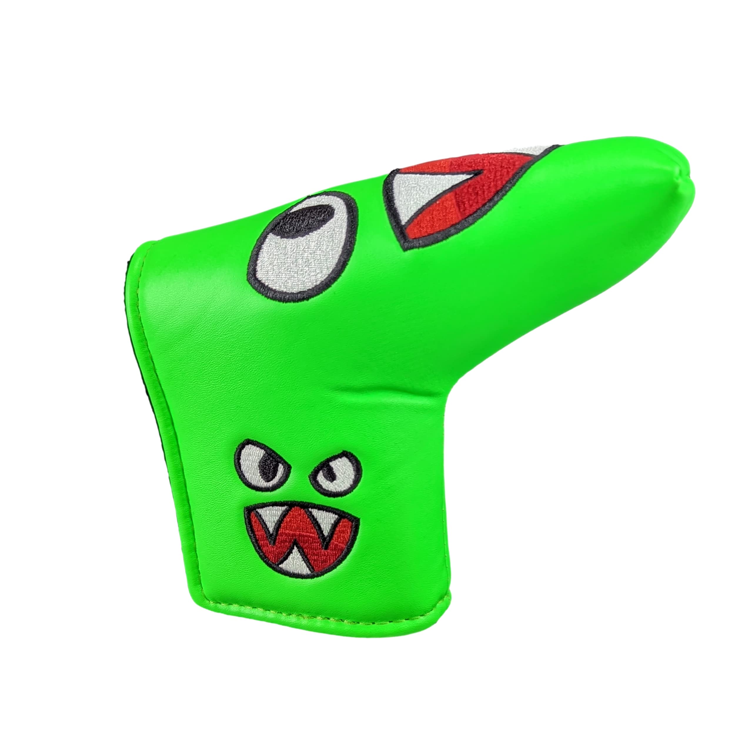 Foretra - Limited Edition Green Monster Golf Putter Headcover Quality PU Leather Magnetic Closure for Blade Style Putters