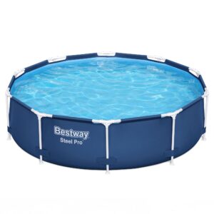 Bestway Steel Pro 10' x 30" Round Above Ground Pool Set | Includes 330gal Filter Pump