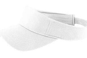 Sport-Tek® PosiCharge® RacerMesh® Visor STC27 / Custom Visor/Embroidery Visor/Monogrammed Visor (White)