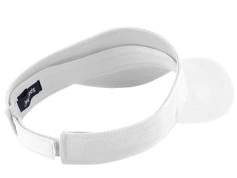 Sport-Tek® PosiCharge® RacerMesh® Visor STC27 / Custom Visor/Embroidery Visor/Monogrammed Visor (White)