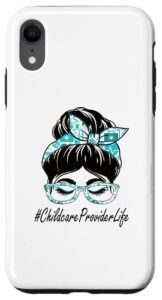 iphone xr childcare provider messy bun bleached world health day case