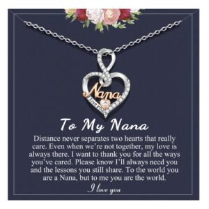 upromi mothers day gifts for nana, nana birthday gifts, best nana ever gifts, nana necklace, best grandmother grandma gigi gifts for nana from granddaughter grandson