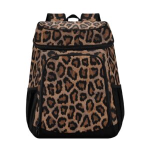 leopards cooler backpack for women men picnic cooler bags insulated leakproof portable