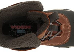 Wolverine Men's Glacier Arctic Snow Boot, Cognac Brown, 8.5