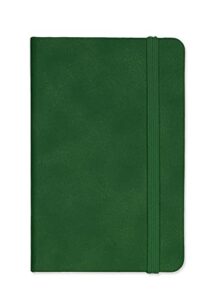 silvine a6 executive hardback notebook/journal green. 160 lined pages of 90gsm premium ivory paper