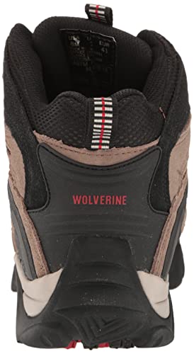 Wolverine Men's Wilderness Waterproof Composite Toe Mid Hiker Hiking Boot, Gravel, 8.5 Wide