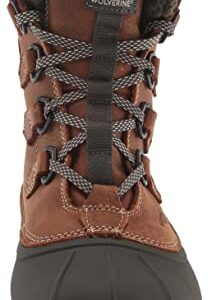 Wolverine Men's Glacier Arctic Snow Boot, Cognac Brown, 8.5