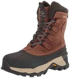 wolverine men's glacier arctic snow boot, cognac brown, 8.5