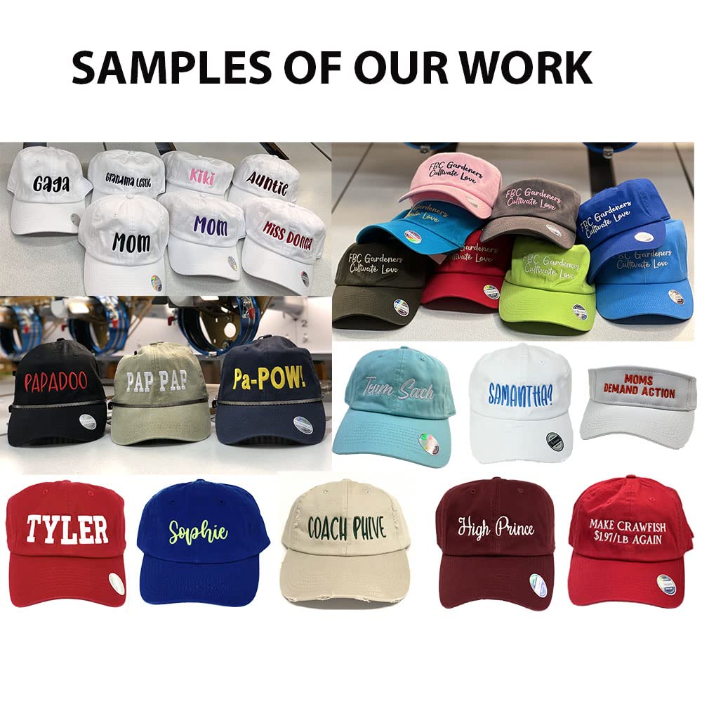 District® - Distressed Cap DT600/ Custom Distressed Hats/Monogram Distressed Hats/Embroidery Hats/Monogram Hats (Stone)