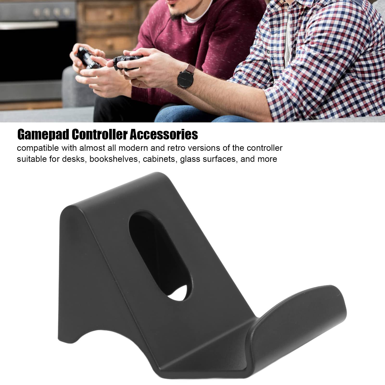 Controller Desktop Stand Holder, Sturdy Universal Controller Stand Wall Holder Mount Stylish Easy to Install for Cabinets