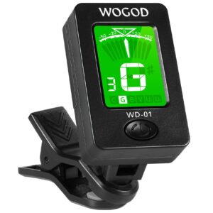 guitar tuner clip on ukulele violin tuner - chromatic tuner for bass electric acoustic guitar tuner