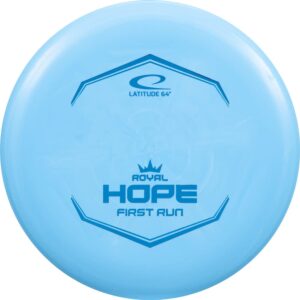 latitude 64 first run royal sense hope putt & approach golf disc [colors may vary] - 173-176g