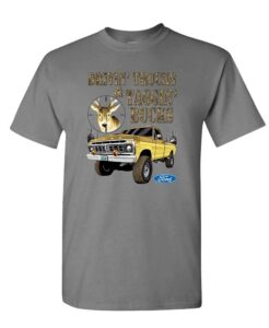 ford driving trucks taggin' bucks - unisex t-shirt (3xl, charcoal)