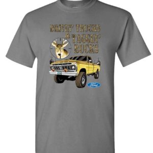 Ford Driving Trucks TAGGIN' Bucks - Unisex T-Shirt (3XL, Charcoal)