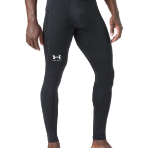 Under Armour Men's ColdGear Armour Leggings - 1366075-001 - Black/White - 4XL