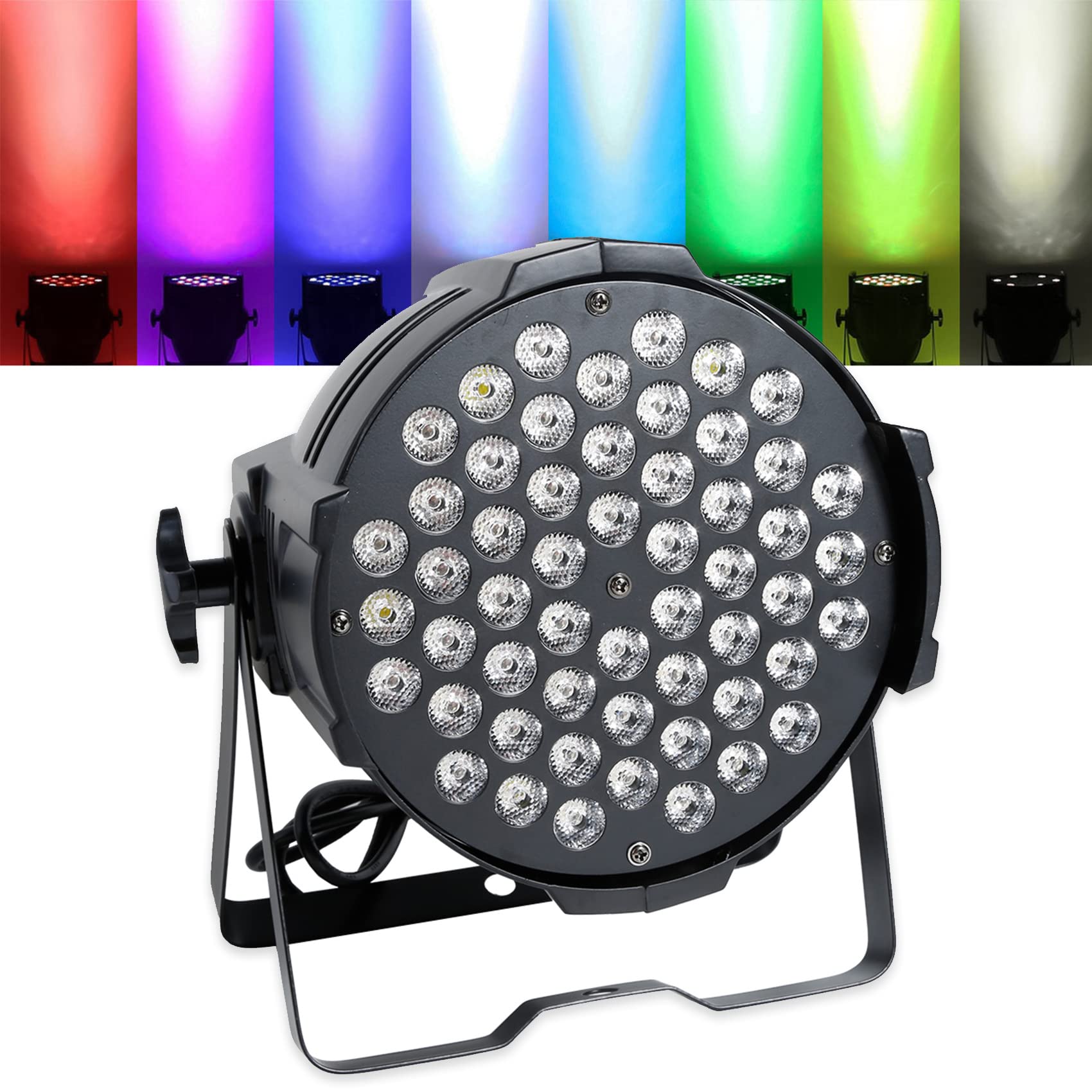 TENGCHANG 180W 56 LED Par 64 Blinder Light RGBW DJ Stage Lights DMX512 Stage Washer for Wedding Party Disco Stage Lighting