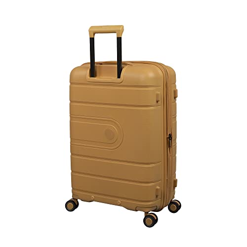 it luggage Eco Tough 3 Piece Hardside 8 Wheel Expandable Spinner, Honey Gold, 3 Pc Set