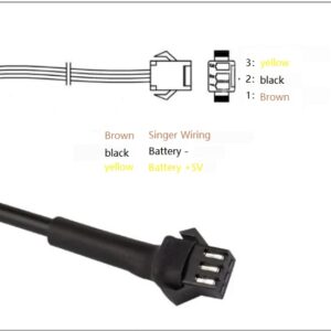 Ebike PAS V12 Pedal Auxiliary Sensor,Black Built-in Induction Magnetic Point,Bicycle Electric Modification System Accessories, V12 SM