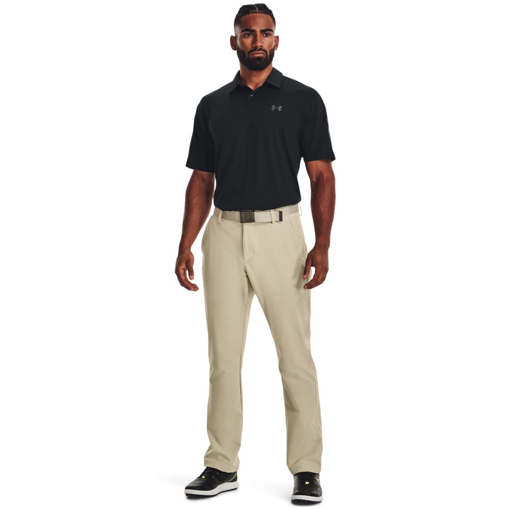 Under Armour Men's Straight Leg Tech Pants, (289) Khaki Base/Khaki Base/Khaki Base, 34/34