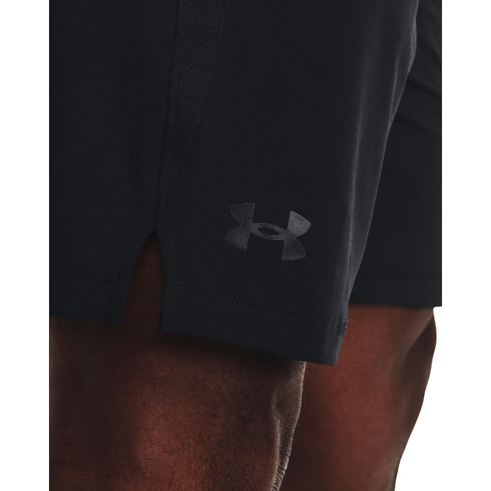 Under Armour Men's Tech Vent Shorts, (001) Black/Black/Black, Medium