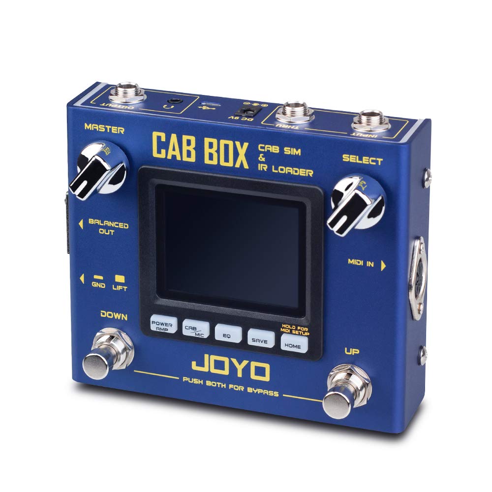 JOYO R-08 Cab Box Cabinet Modeling Power-amp Simulation Bundle with R-14 Atmosphere Reverb Pedal for Electric Guitar