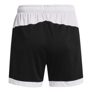 Under Armour Womens Maquina 3.0 Shorts, (001) Black / / White, Medium