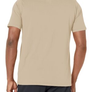 Under Armour Men's New Tactical Freedom Spine T-Shirt, (290) Desert Sand / / Marine OD Green, Large