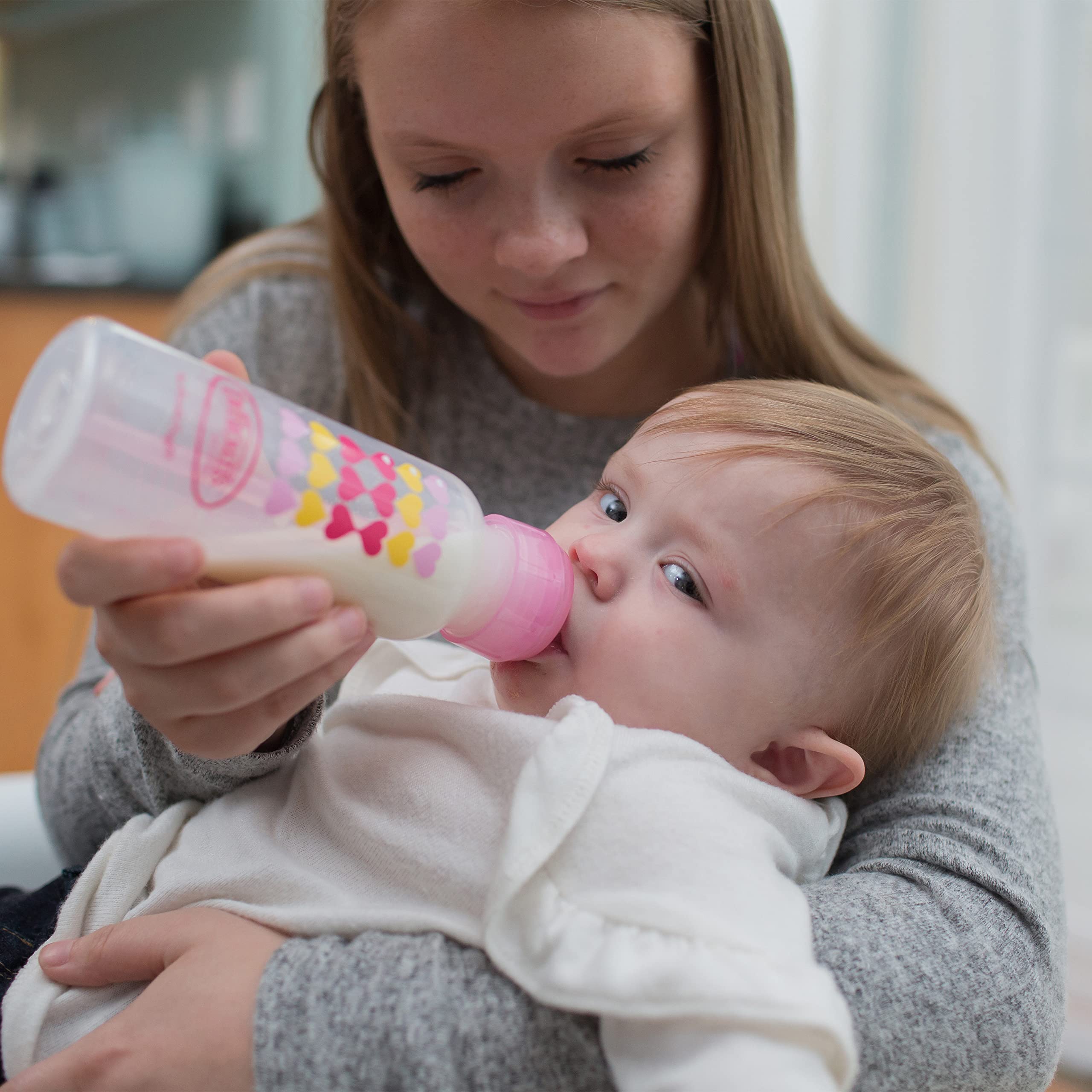 Dr. Brown’s Natural Flow® Anti-Colic Options+™ Narrow Sippy Bottle Starter Kit, 8oz/250mL, with Level 3 Medium-Fast Flow Nipple and 100% Silicone Soft Sippy Spout, 3 Pack, Green, Blue, & Pink, 6m+