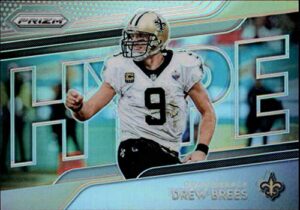 2018 panini prizm hype prizm #15 drew brees nm-mt new orleans saints football