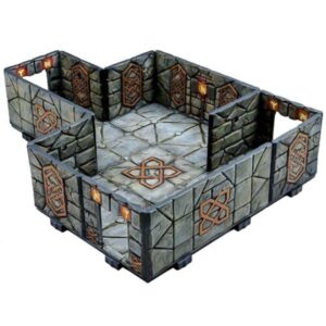 archon studio dungeons & lasers expansion set: hall of heroes – unpainted and unassembled fully customizable scaled tabletop terrain by archon studios – teens and adults ages 14+ (arcdnl0031)