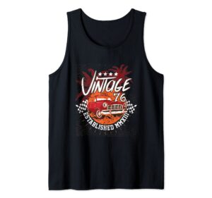 car - hot rod classic vintage car tank top