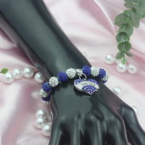 Sorority Paraphernalia Gift ZPB Crystal Bracelet 1920 Finer Women Gift Greek Sorority Jewelry for Women Sisterhood (ZPB Bracelet)