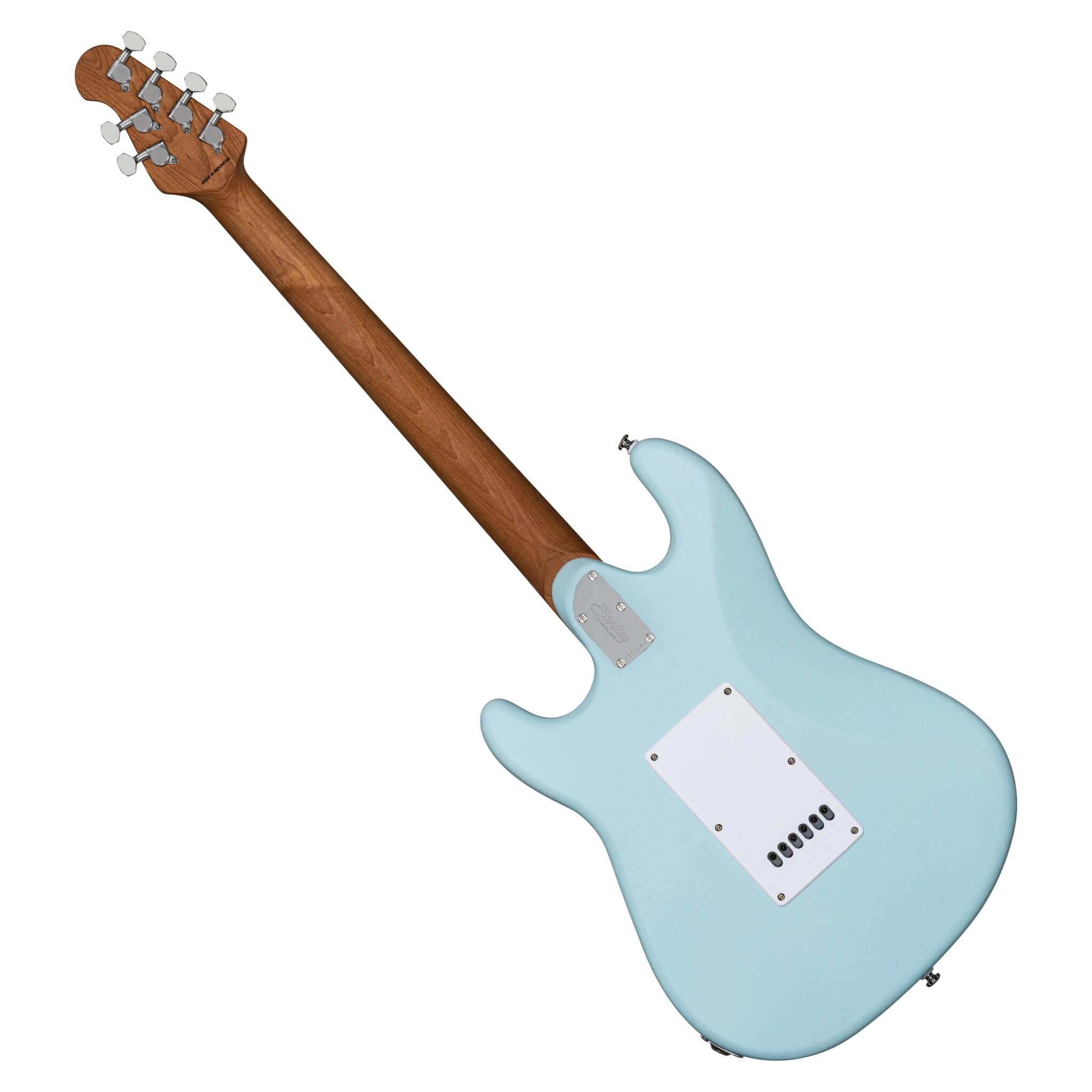 Sterling by Music Man 6 String Solid-Body Electric Guitar, Right, Daphne Blue Satin (CT50HSS-DBLS-M2)