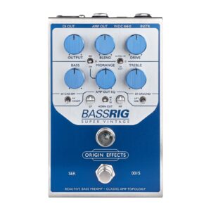 origin effects bassrig super vintage bass preamp effects pedal, br-sv