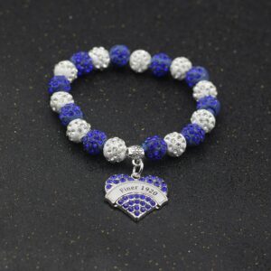 Sorority Paraphernalia Gift ZPB Crystal Bracelet 1920 Finer Women Gift Greek Sorority Jewelry for Women Sisterhood (ZPB Bracelet)