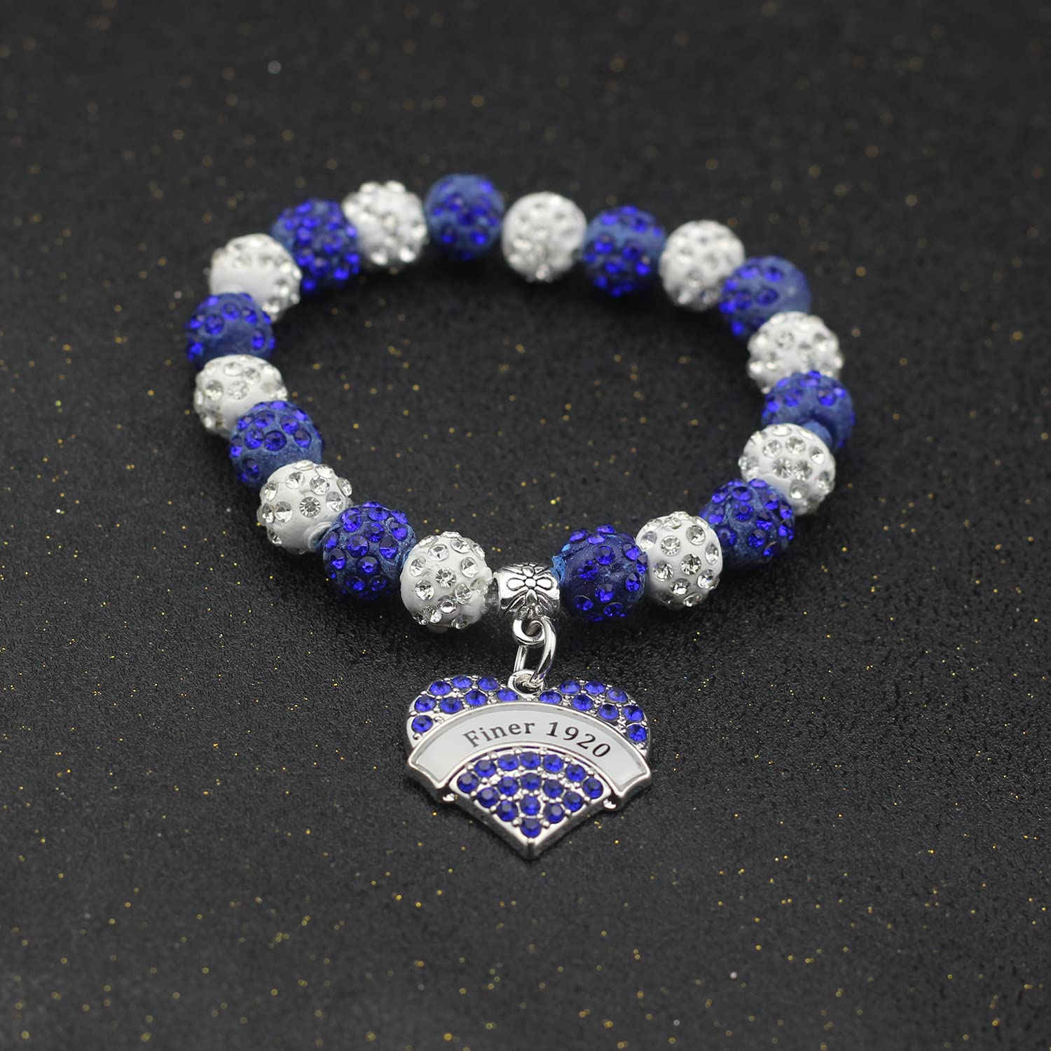 Sorority Paraphernalia Gift ZPB Crystal Bracelet 1920 Finer Women Gift Greek Sorority Jewelry for Women Sisterhood (ZPB Bracelet)