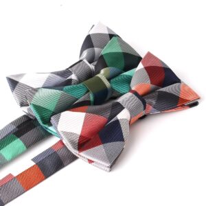 Gemay G.M Adjustable Pre-tied bow ties for Men Boys 6 PACKS Bowtie Set Wedding Gifts (LJ021)