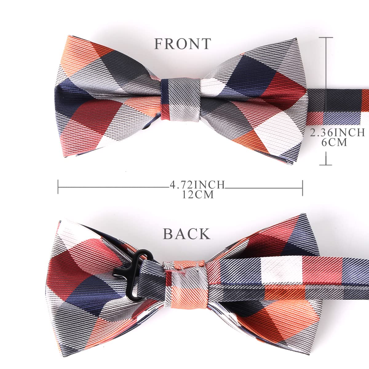 Gemay G.M Adjustable Pre-tied bow ties for Men Boys 6 PACKS Bowtie Set Wedding Gifts (LJ021)