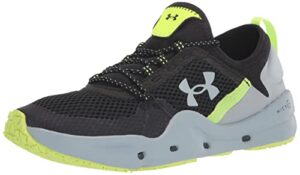 under armour men's micro g kilchis, (002) black/harbor blue/harbor blue, 8, us