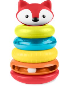 skip hop baby stacking & nesting toy, explore & more fox stacking toy