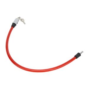 Cable Lock, Widely Used Portable Size Two Keys Bike Cable Durable Material Steel Wire for Motorcycle for Gate for Bike(red)