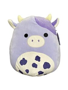 squishmallows official kellytoy squishy soft plush toy animal (14 inch, bubba the purple cow)