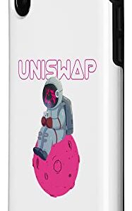 iPhone X/XS Uniswap UNI Cute Moon Man Crypto Currency Investor Trader Case