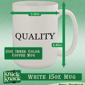 Knick Knack Gifts #fortcollins - 15oz Ceramic White Coffee Mug, White