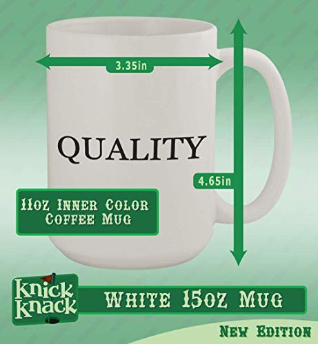 Knick Knack Gifts #fortcollins - 15oz Ceramic White Coffee Mug, White