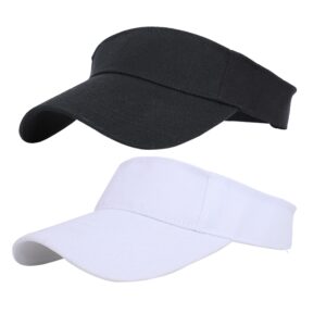 sun visor hat for women men adjustable sports cap golf tennis